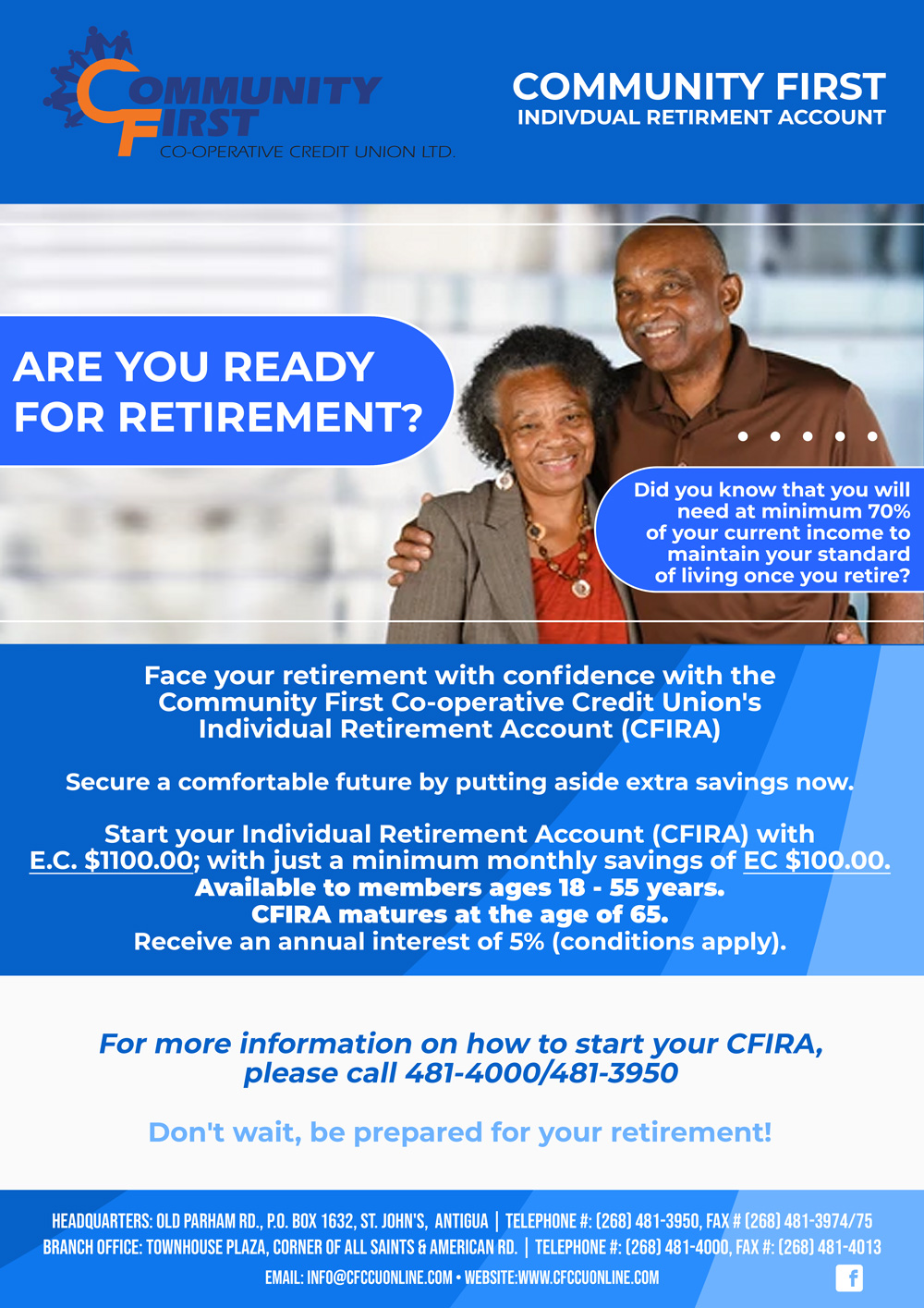 Start saving for your retirement today! | Community First Cooperative ...